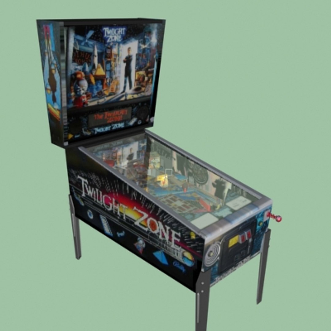 3d Pinball Machines Model