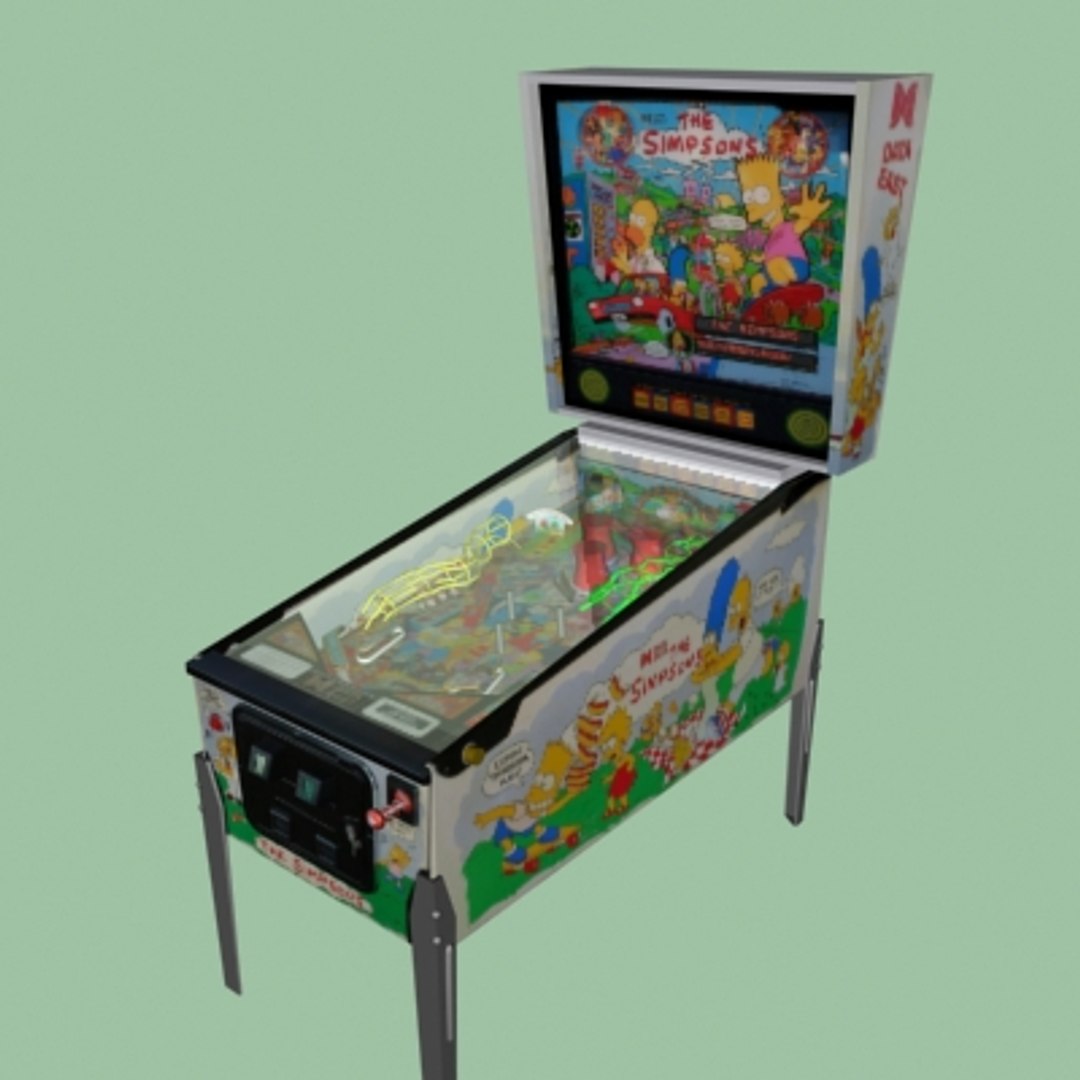 3d Pinball Machines Model