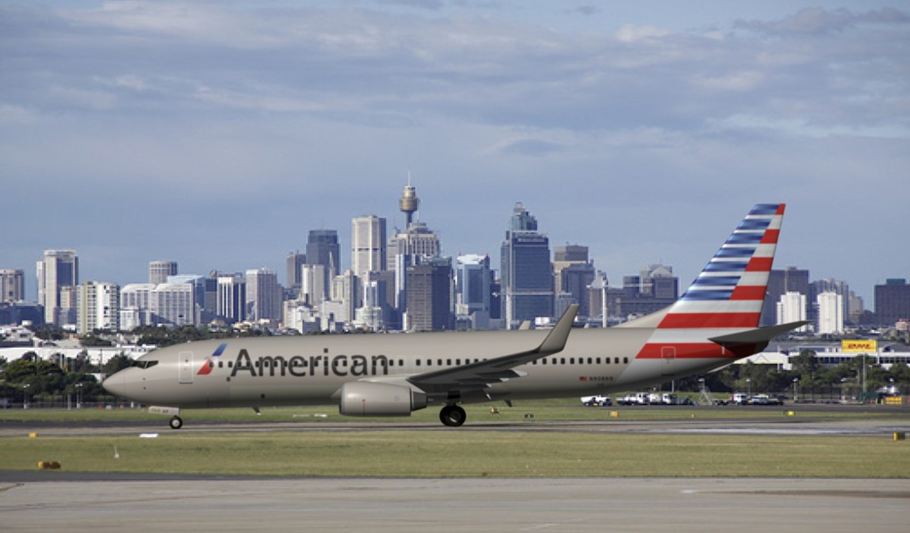 3d Boeing 737-800 American Airlines Model