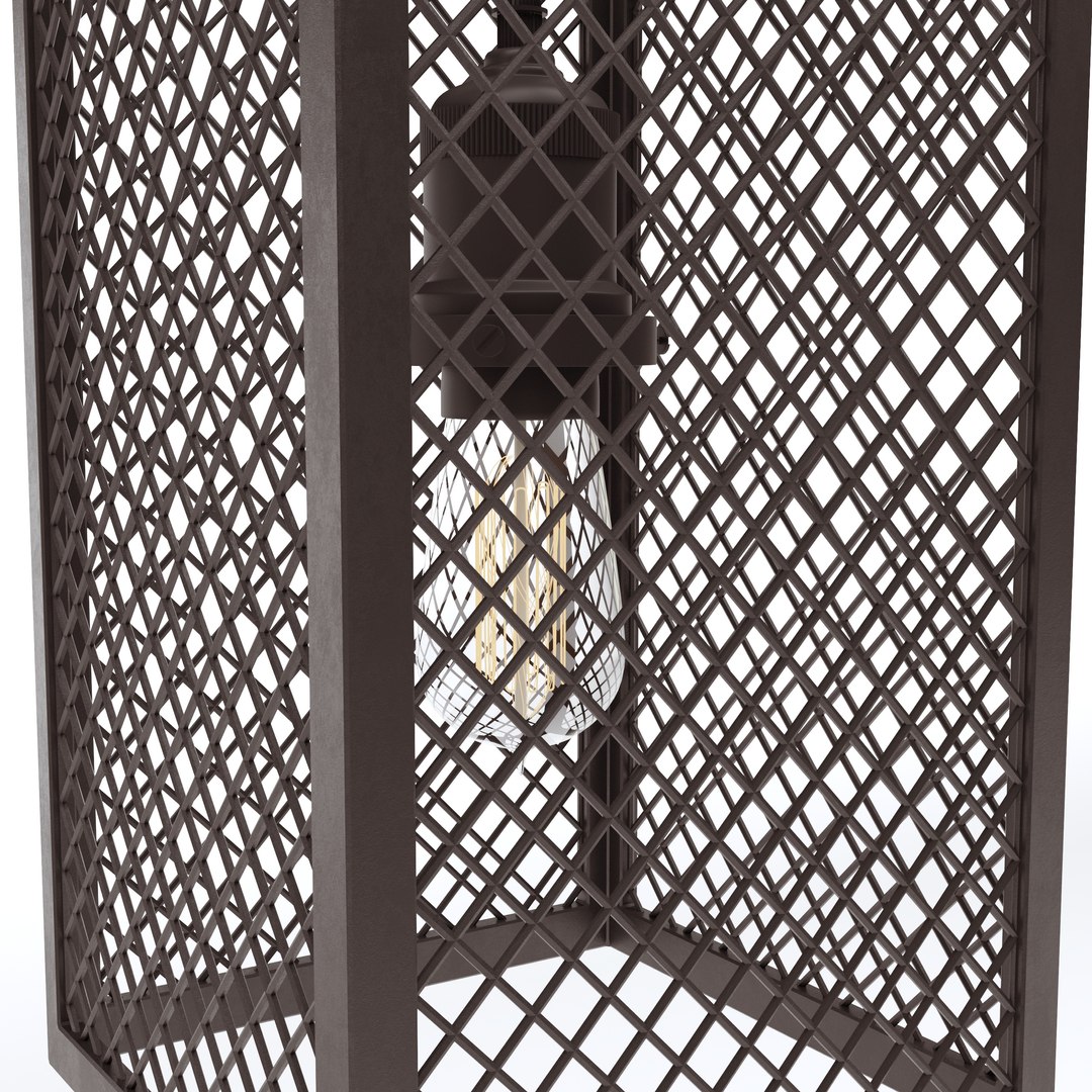 3D Model Circle Cage Light - TurboSquid 1948823
