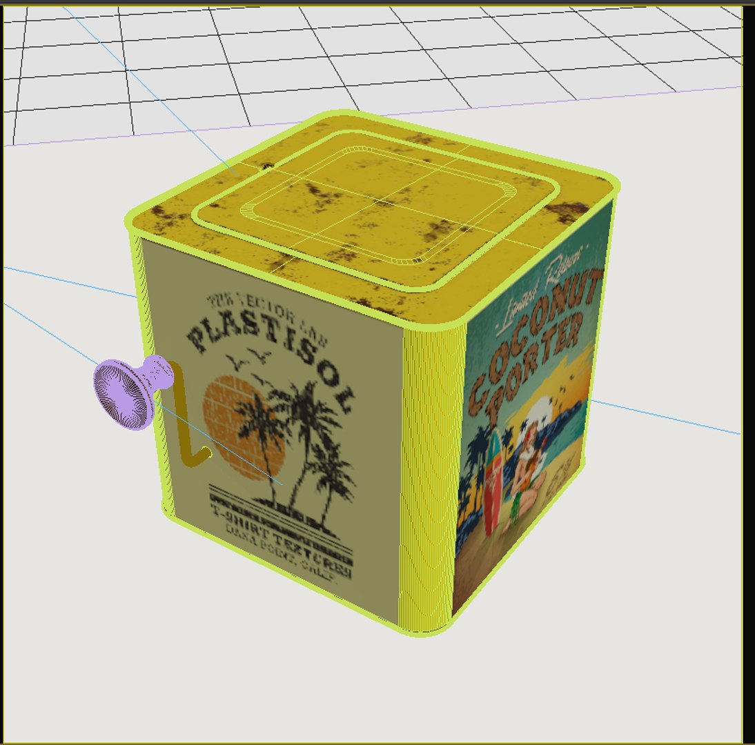 3D Vintage Box - TurboSquid 1412165