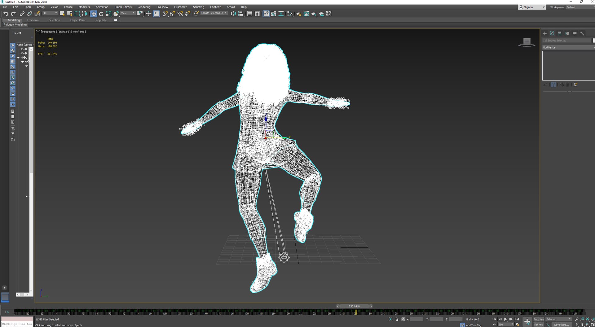 Zendaya Dancing Girl 3D Rigged Model Ready For Animation 3D Model ...
