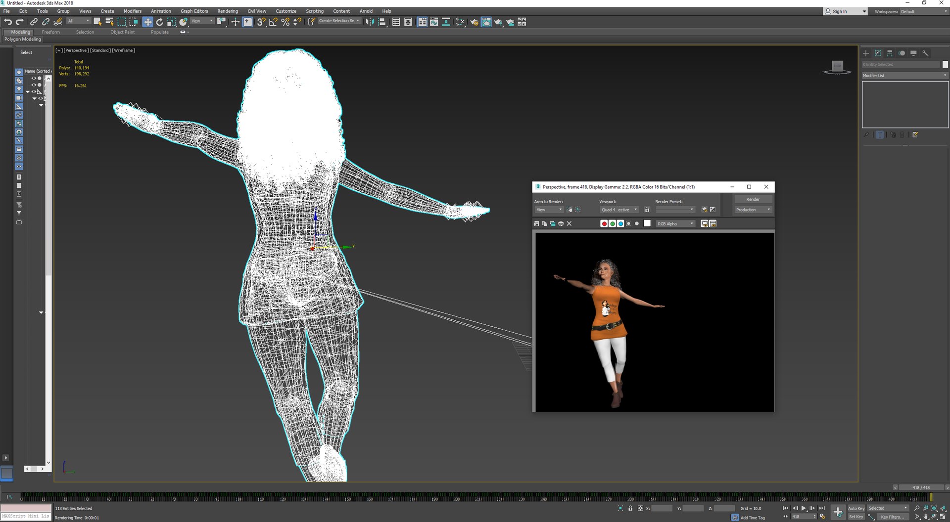 Zendaya Dancing Girl 3D Rigged Model Ready For Animation 3D Model ...