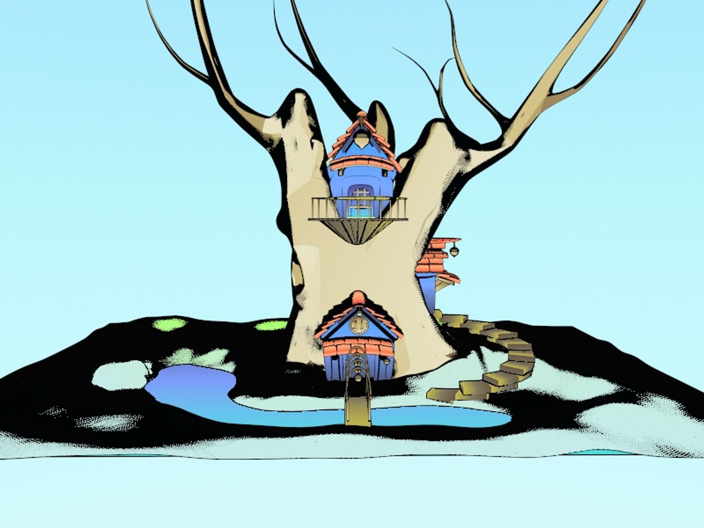 3d Model Tree House
