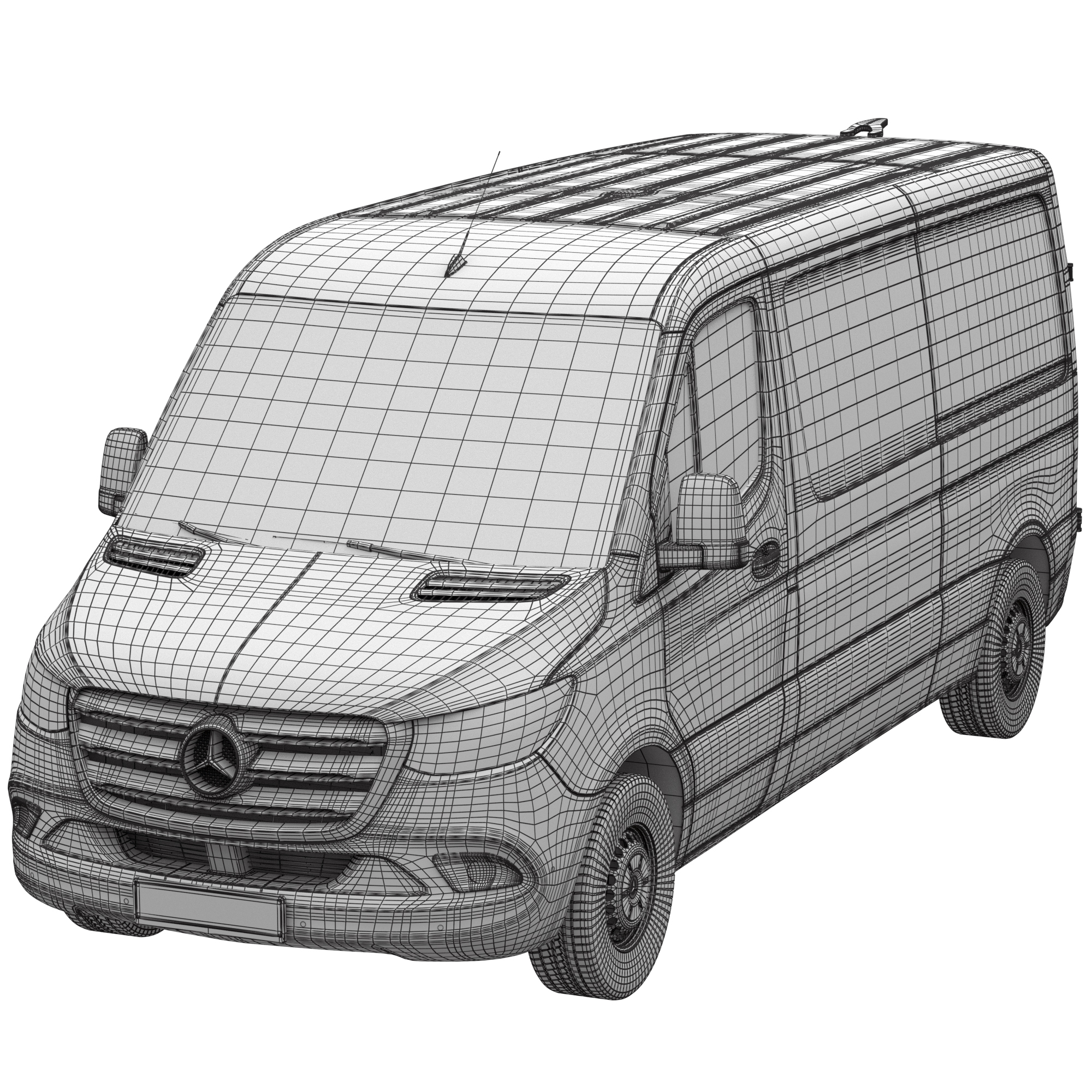 3D Sprinter Panel Van L2H1 model - TurboSquid 1770630