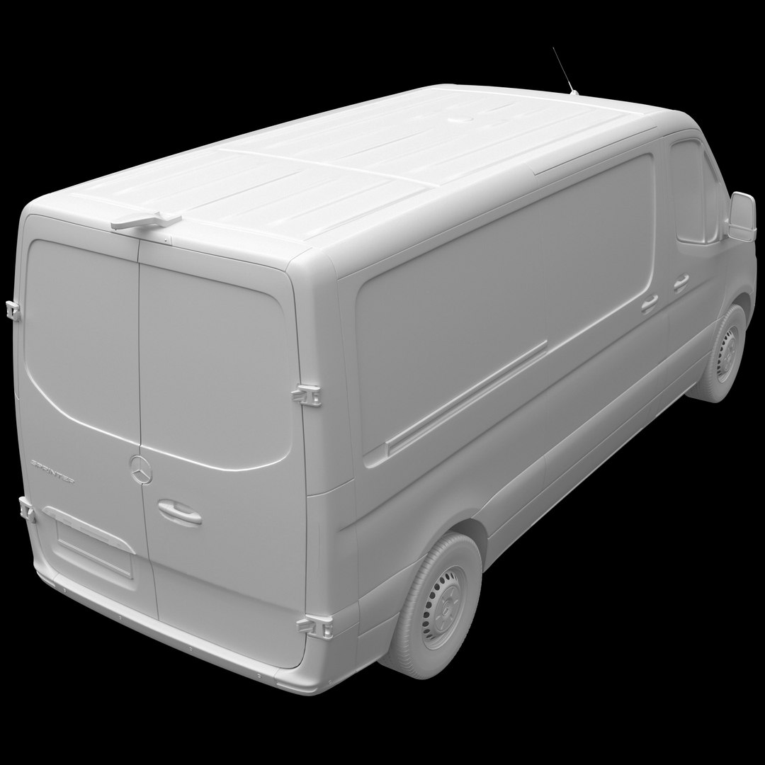 3D Sprinter Panel Van L2H1 Model - TurboSquid 1770630