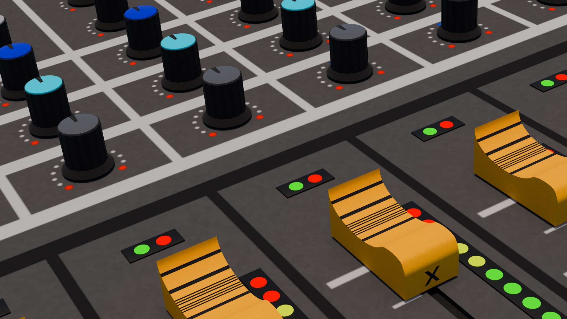 Mixing Console Audio 3D Model - TurboSquid 2399664