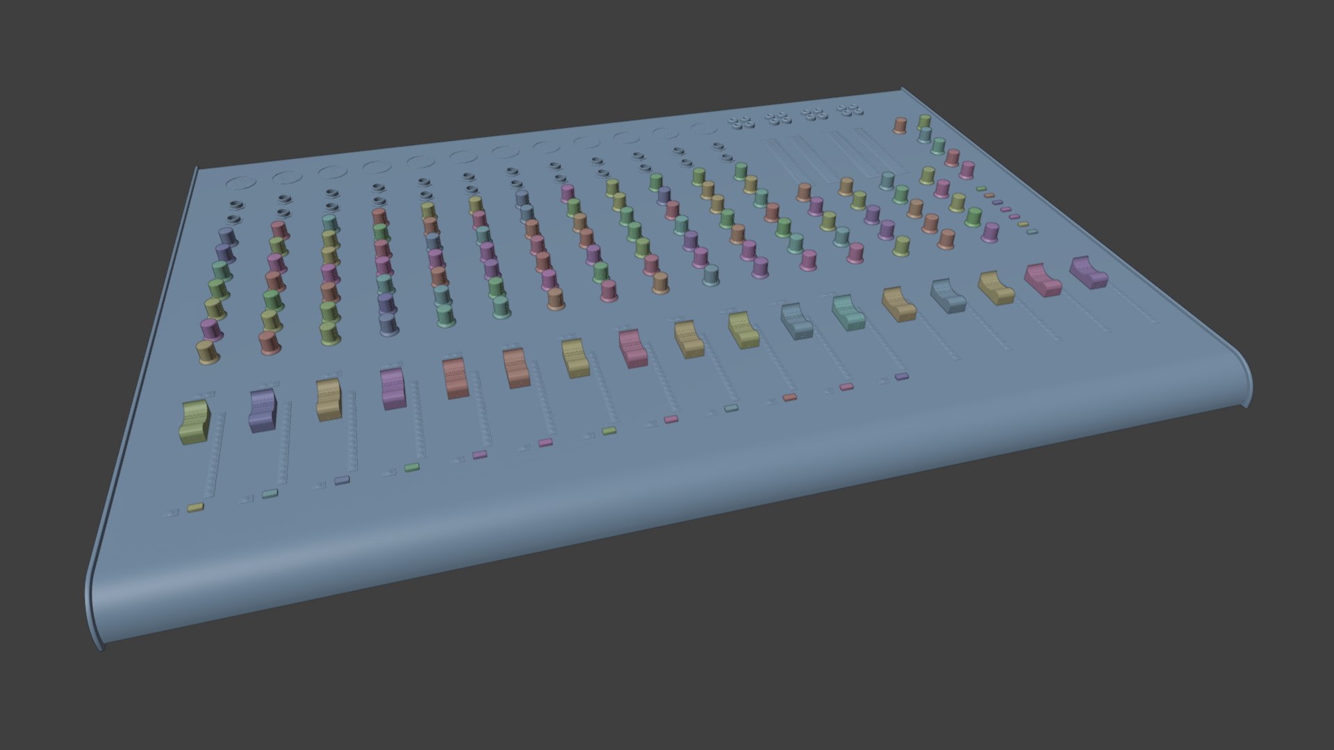 Mixing Console Audio 3D Model - TurboSquid 2399664