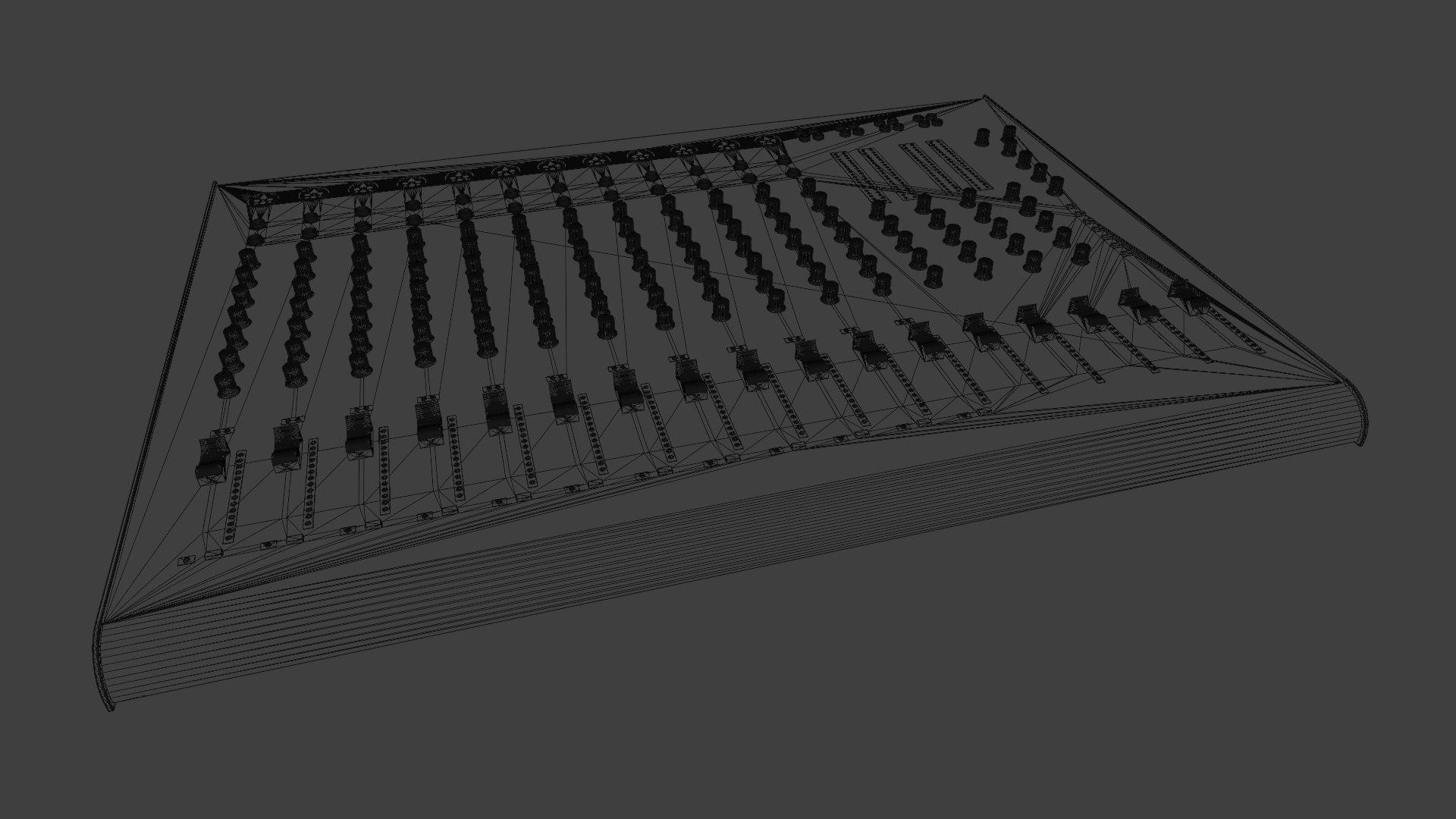 Mixing Console Audio 3D Model - TurboSquid 2399664