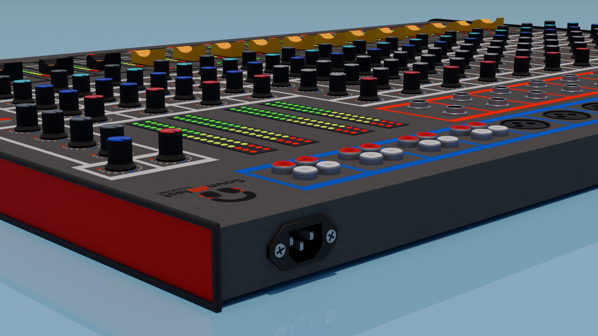 Mixing Console Audio 3D Model - TurboSquid 2399664