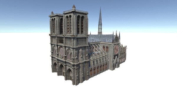 mini cathedral kylemore 3d model