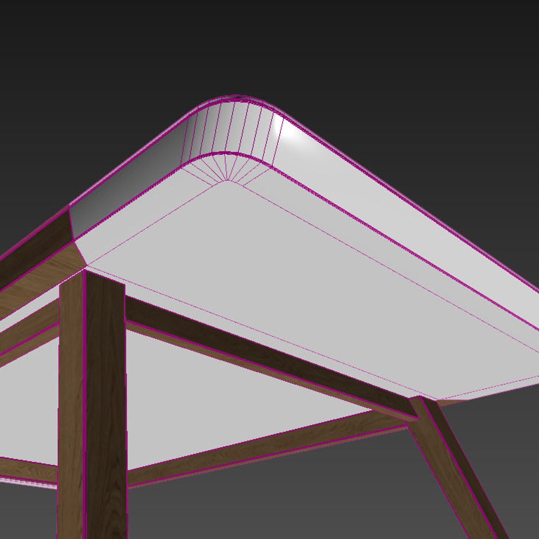 3D Kure Erik Dining Table - TurboSquid 1188346