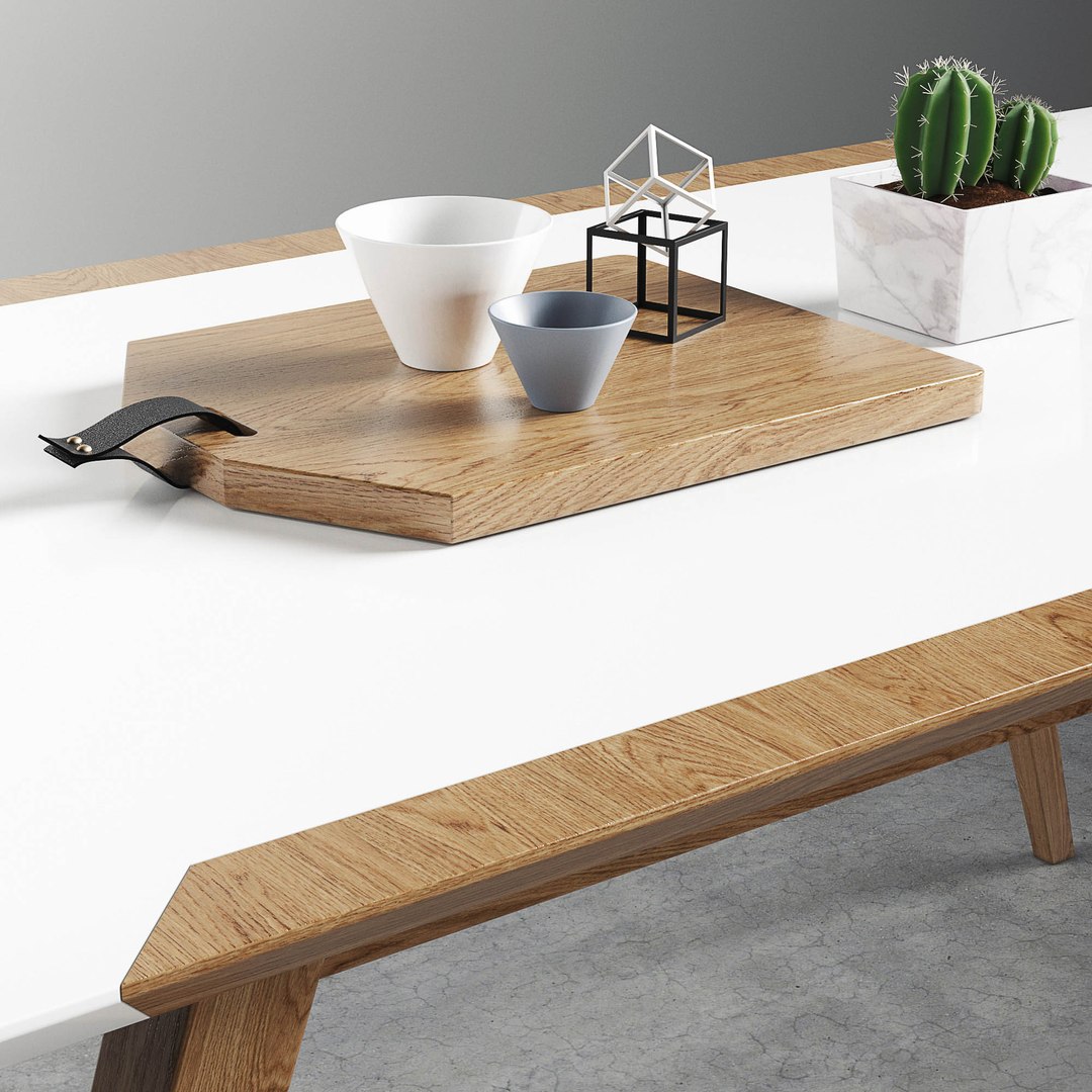3D Kure Erik Dining Table - TurboSquid 1188346