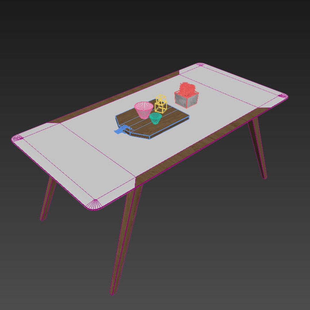 3D Kure Erik Dining Table - TurboSquid 1188346
