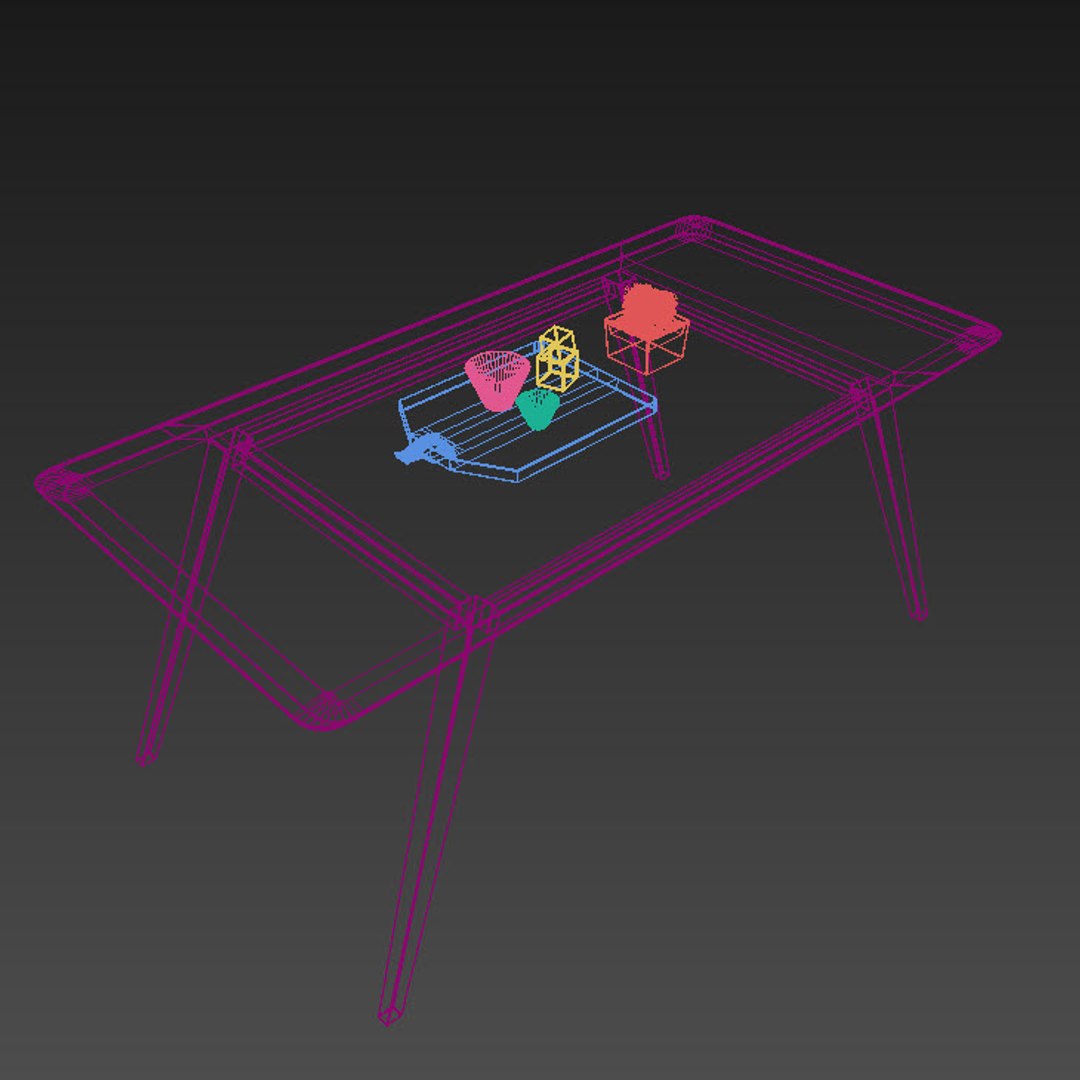 3D Kure Erik Dining Table - TurboSquid 1188346