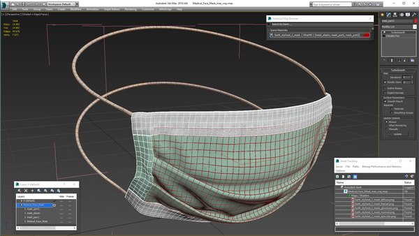 Medical face mask medicine 3D model - TurboSquid 1699070