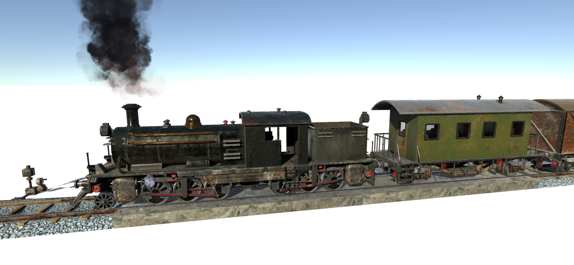 3D Train Engine Model - TurboSquid 1313749