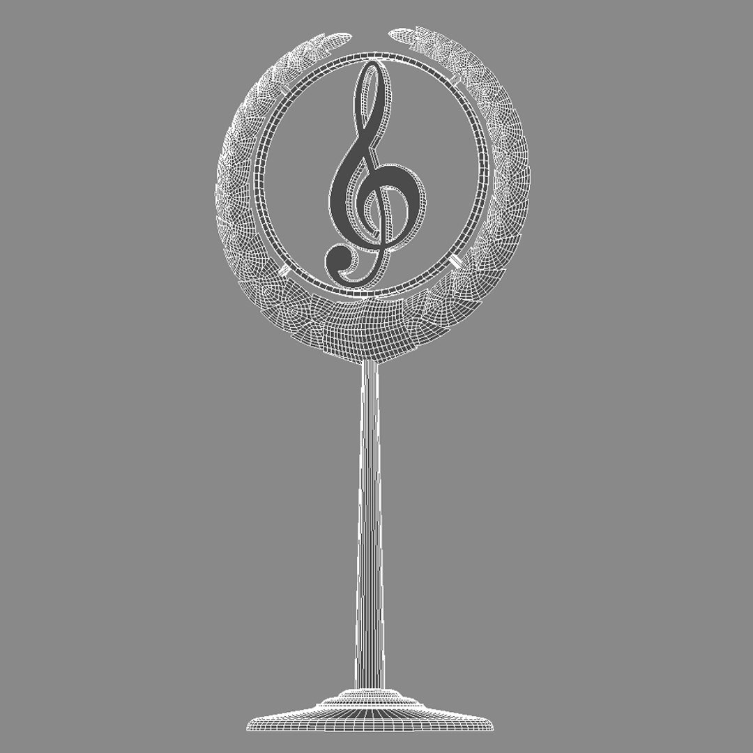 3d music logo