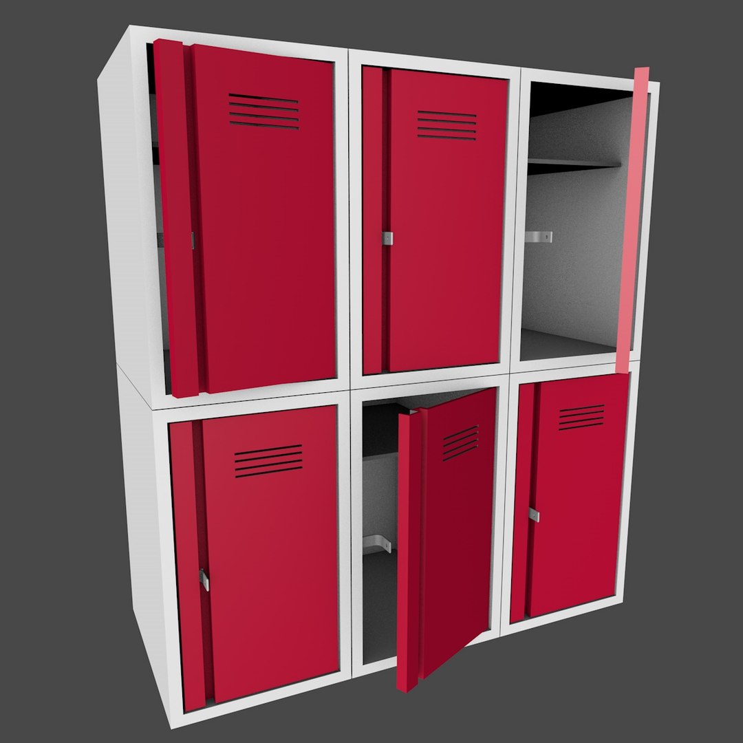 3D locker school - TurboSquid 1658398