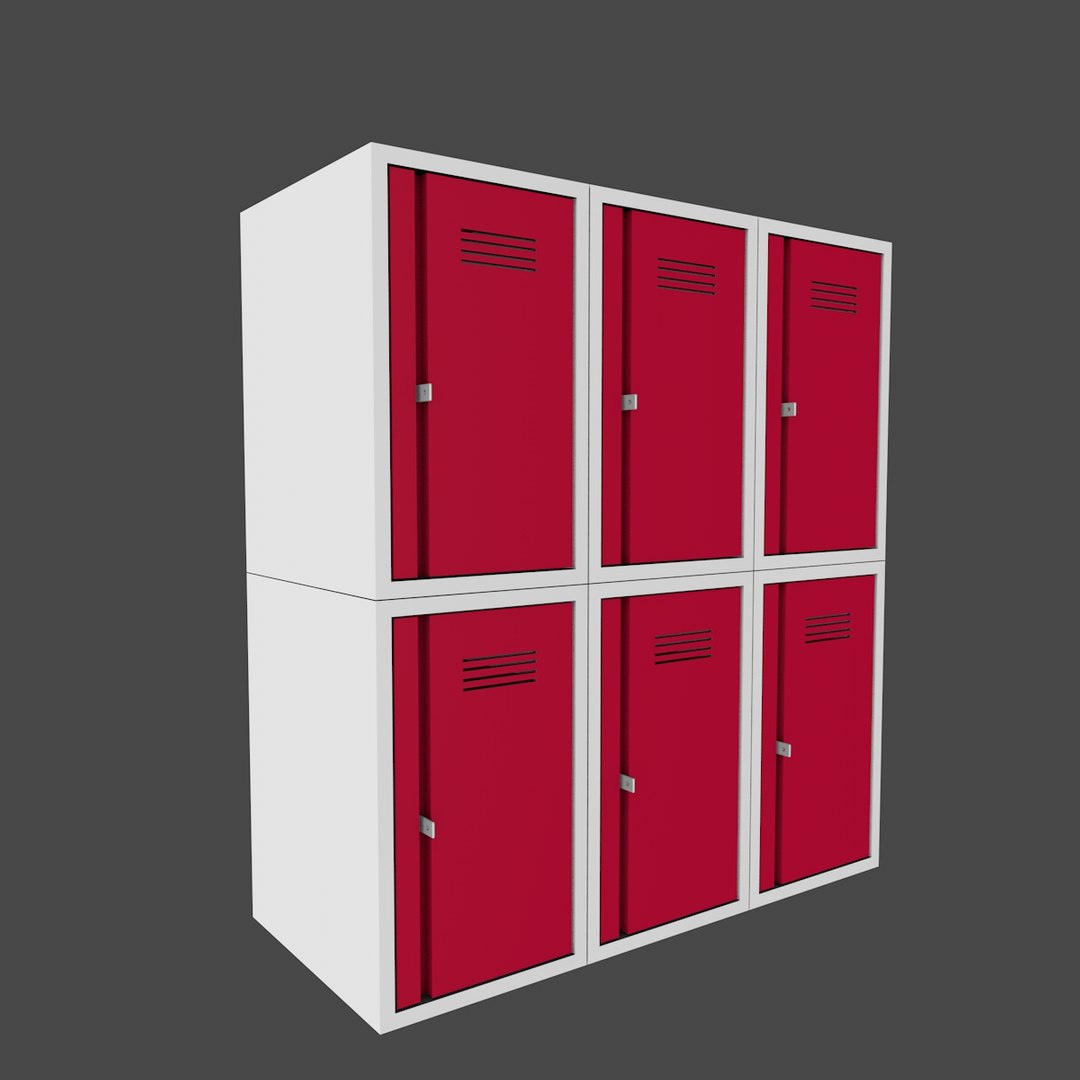 3D locker school - TurboSquid 1658398
