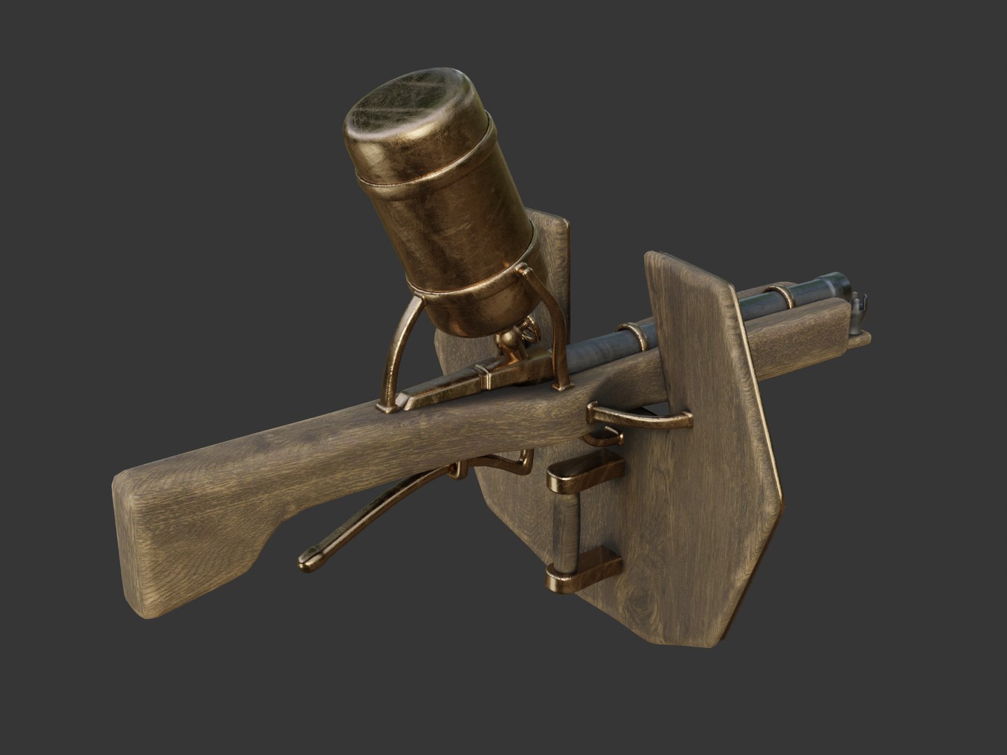 3D Flamethrower In Medieval Style - TurboSquid 2033745