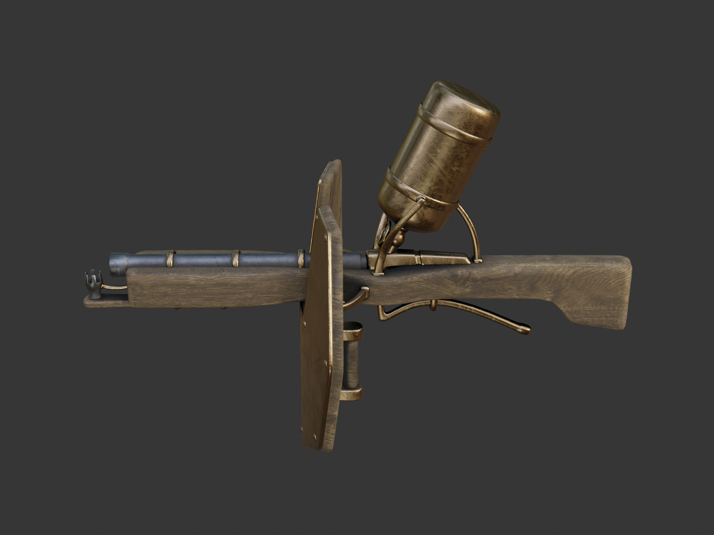 3D Flamethrower In Medieval Style - TurboSquid 2033745