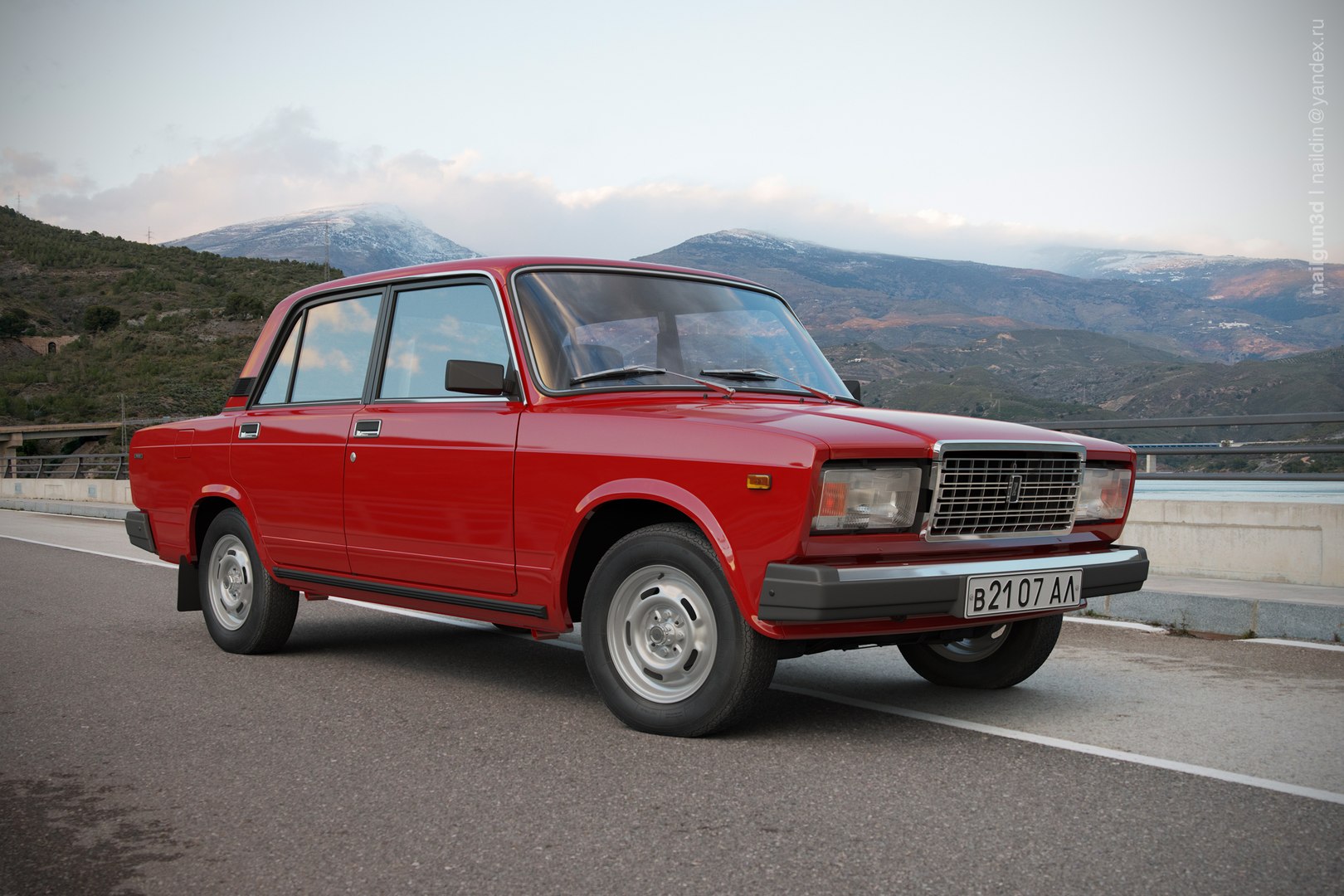 3D VAZ-2107 Lada 1982 Zhiguli Model - TurboSquid 2485831
