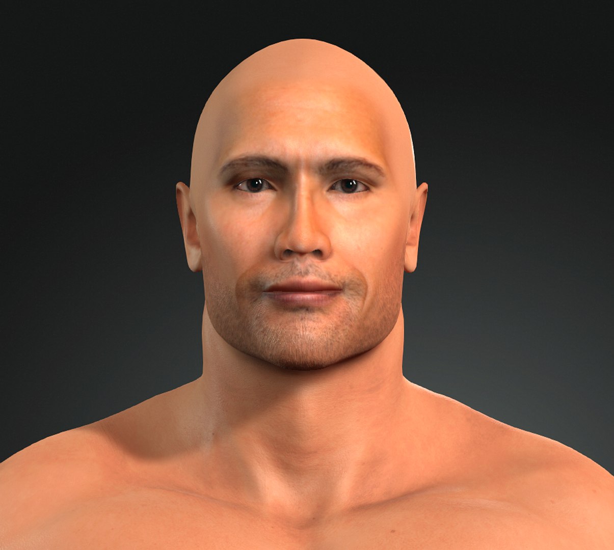 Man character dwayne johnson 3D - TurboSquid 1522776