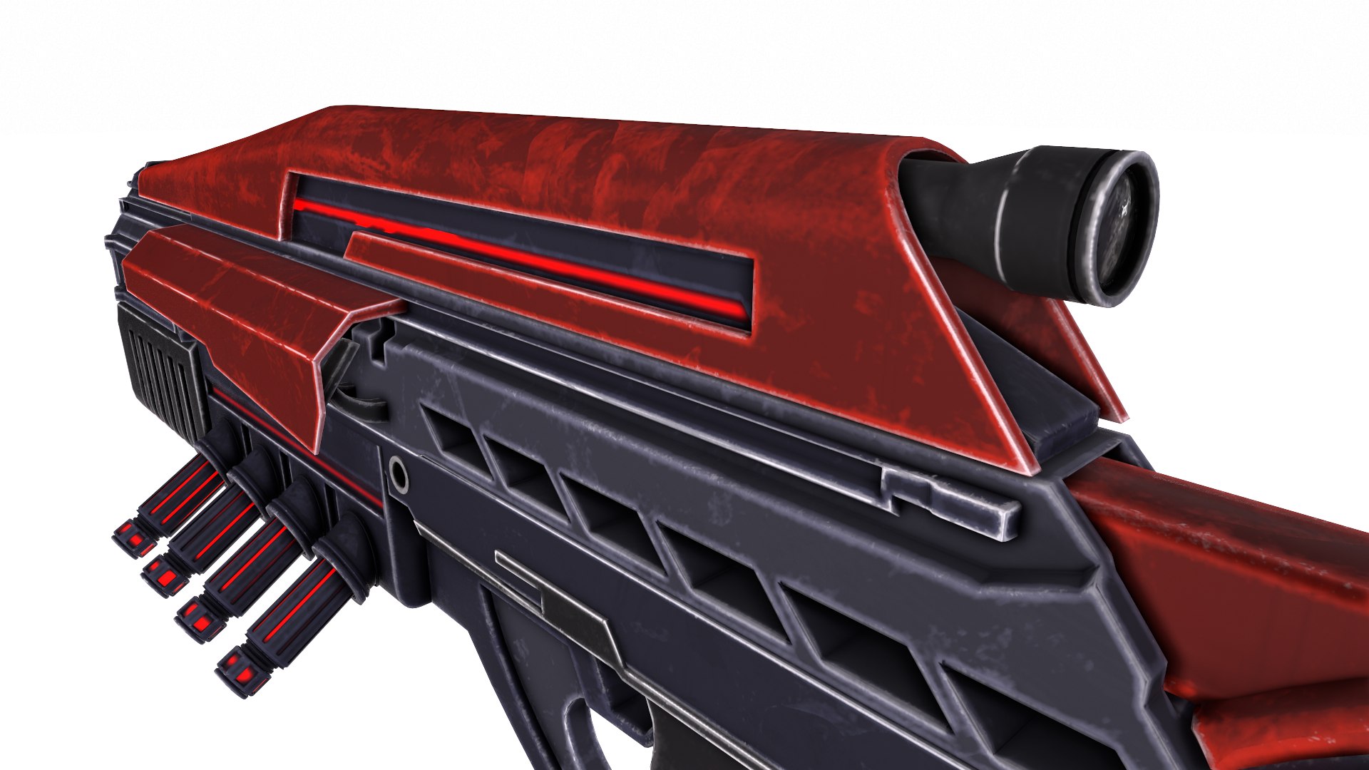 3D Model Stylized Rifle - TurboSquid 2071190