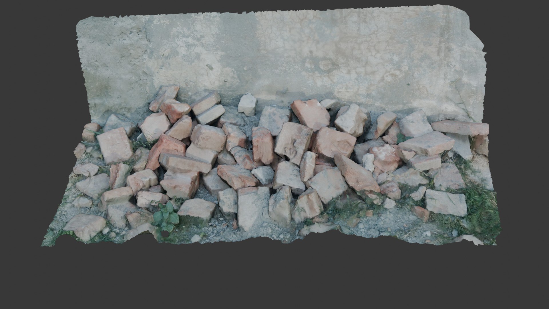 Scattered Bricks Pile 3D Model 3D Model - TurboSquid 2409867