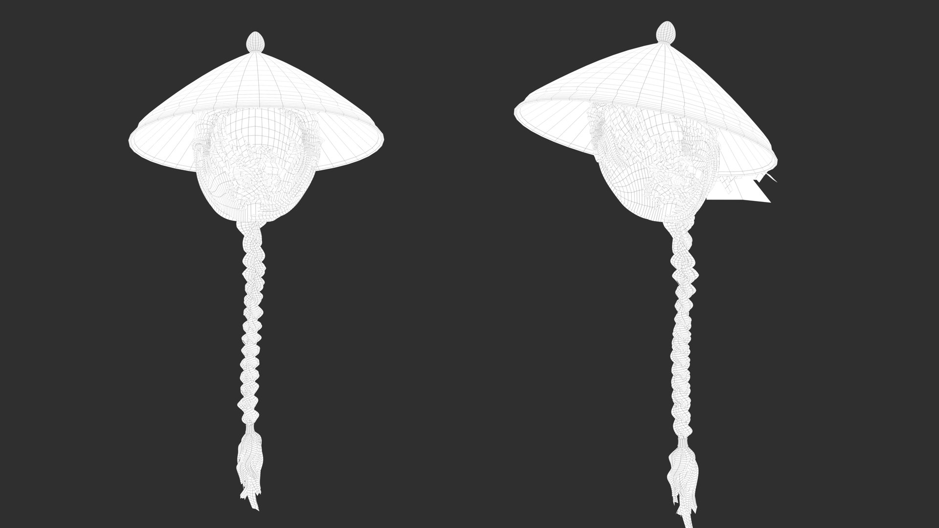 3D Official Hats Of The Qing Dynasty In Ancient China - TurboSquid 2202297