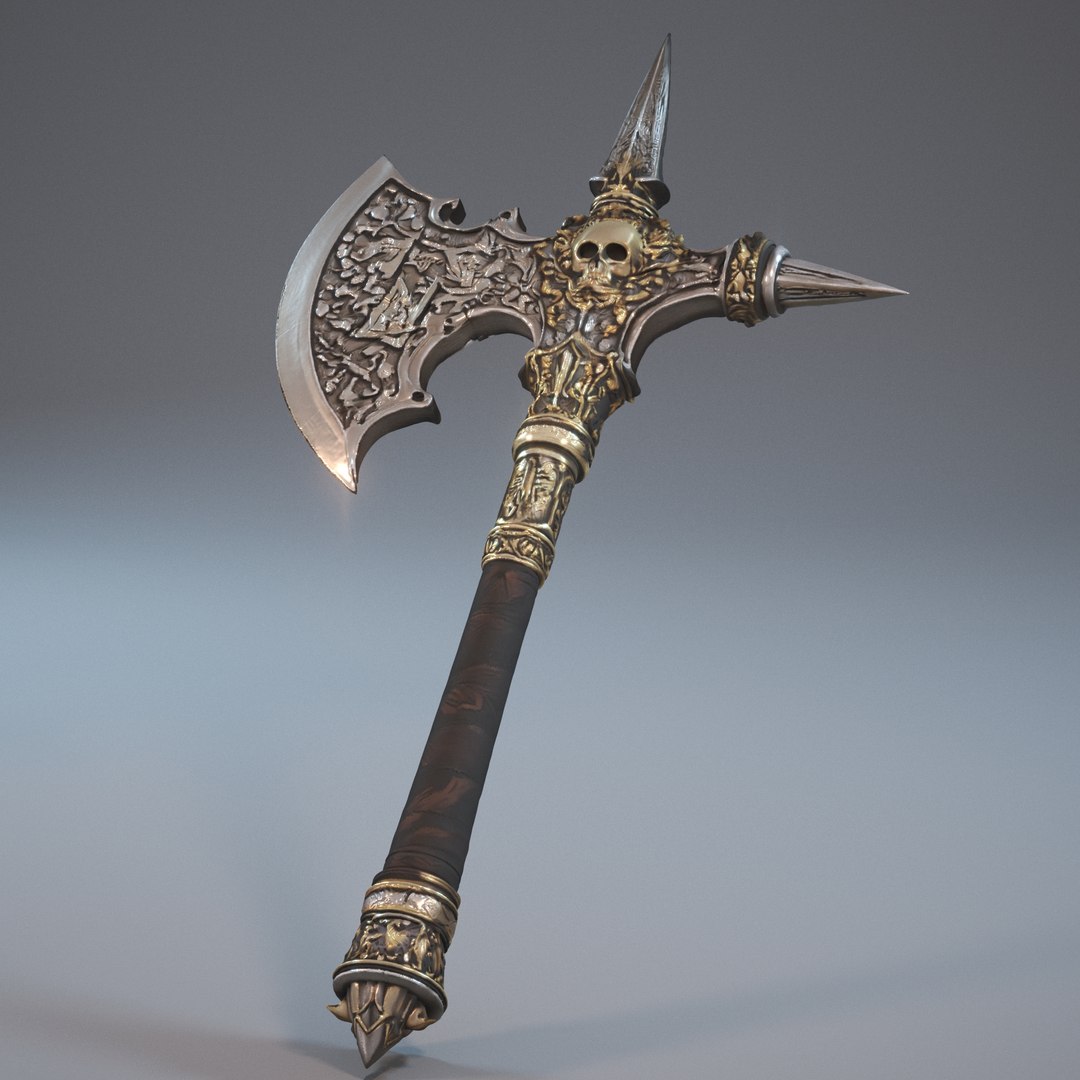 3D Model Halberd Gothic Weapon - TurboSquid 2517197