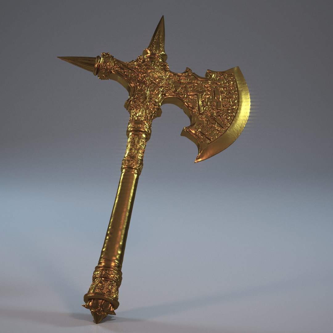 3D Model Halberd Gothic Weapon - TurboSquid 2517197