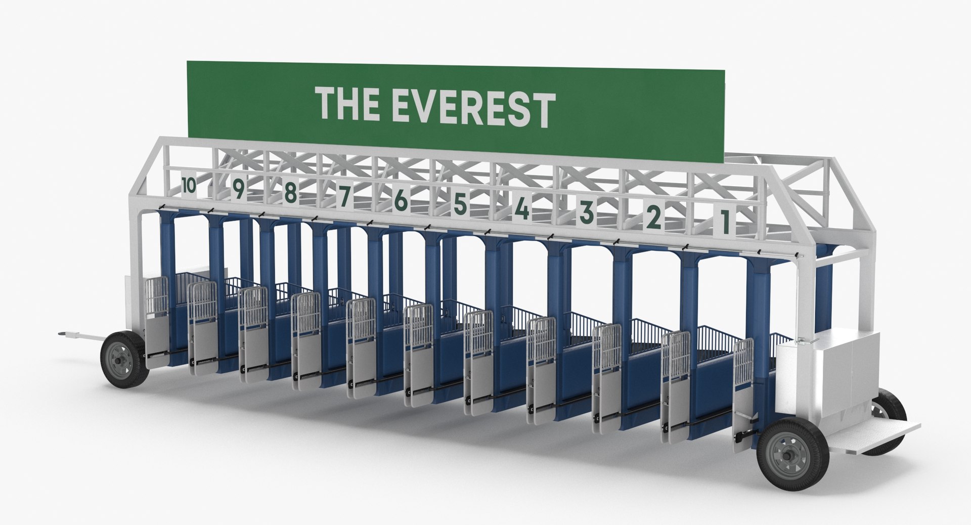 3D Horse Racing Starting Gates Model - TurboSquid 1645178
