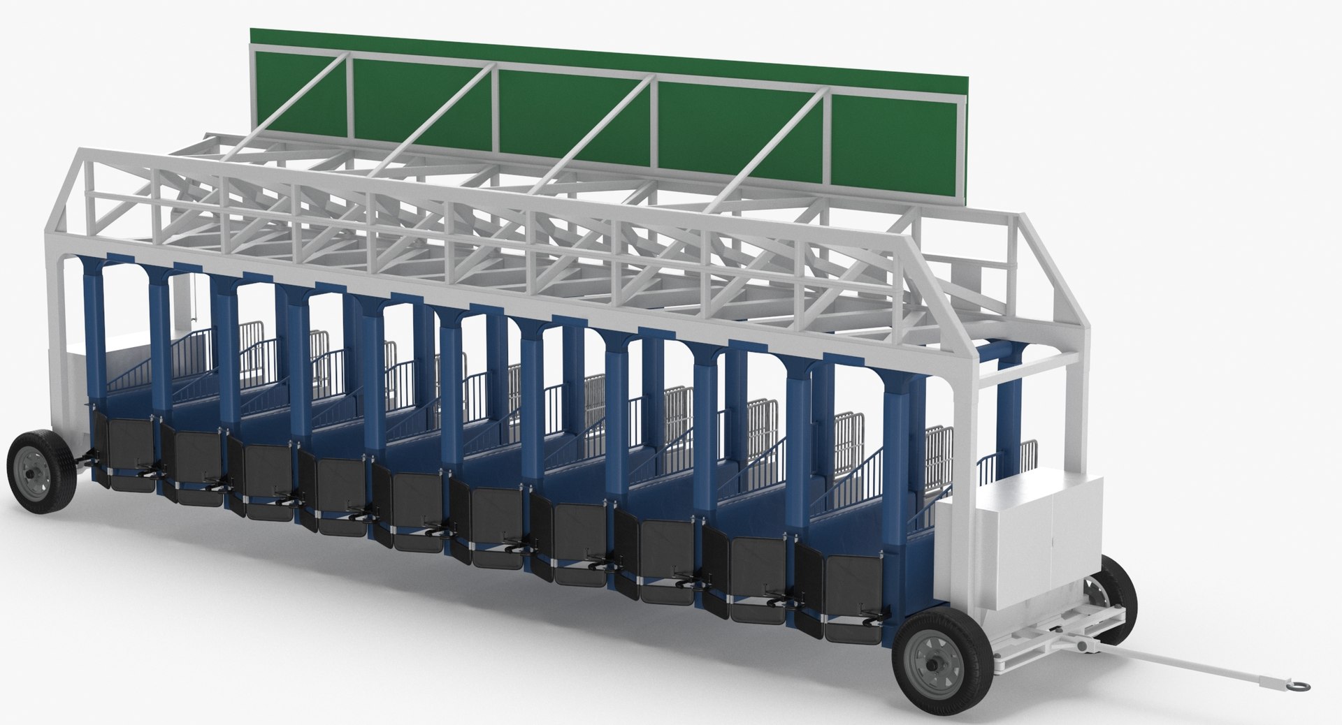 3D Horse Racing Starting Gates Model - TurboSquid 1645178