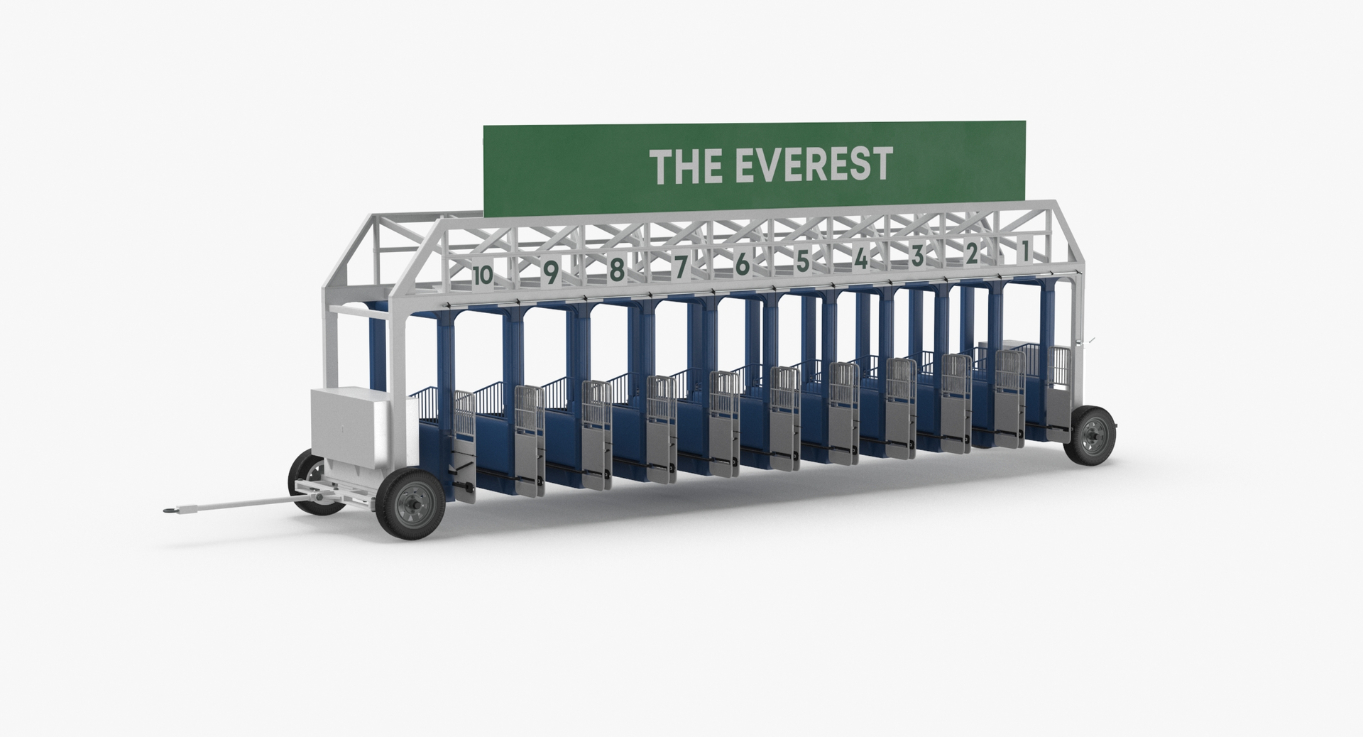 3D Horse Racing Starting Gates Model - TurboSquid 1645178