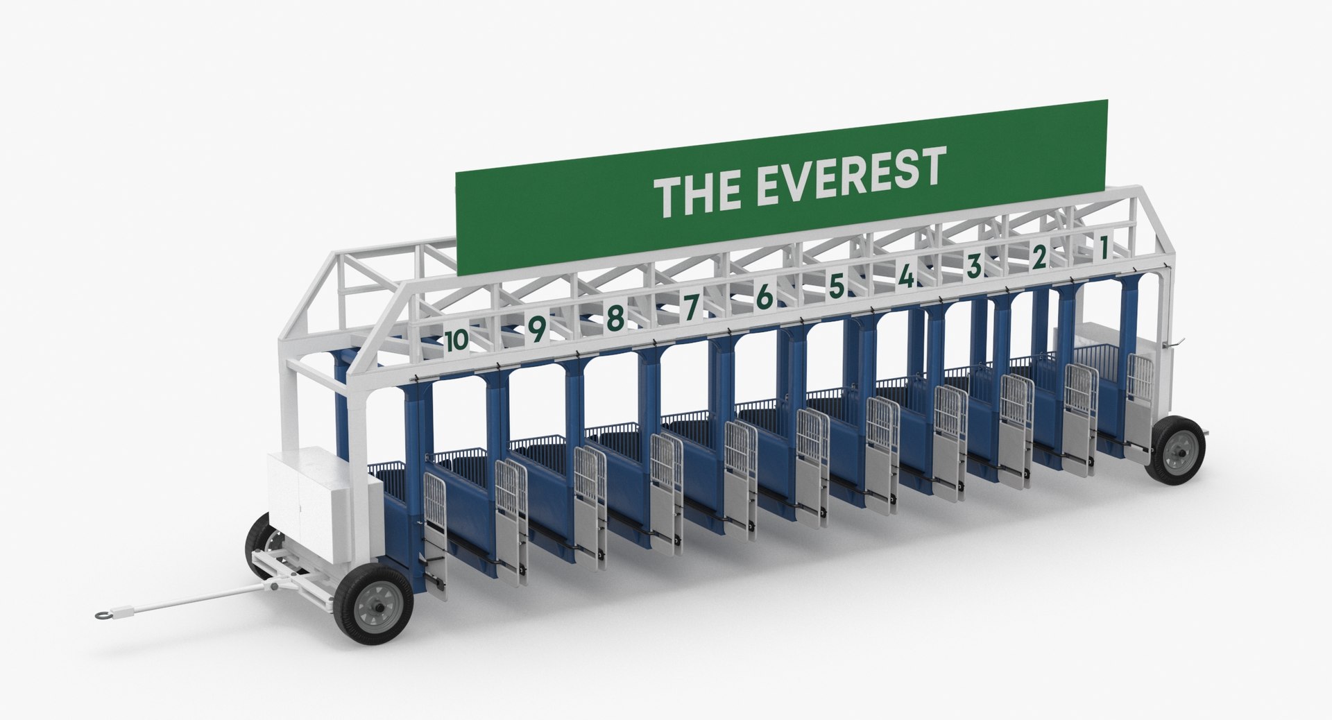 3D Horse Racing Starting Gates Model - TurboSquid 1645178