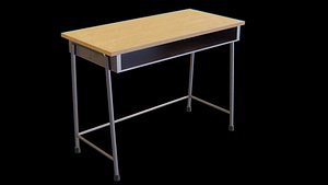 Download 3D School Desk STL Models - TurboSquid
