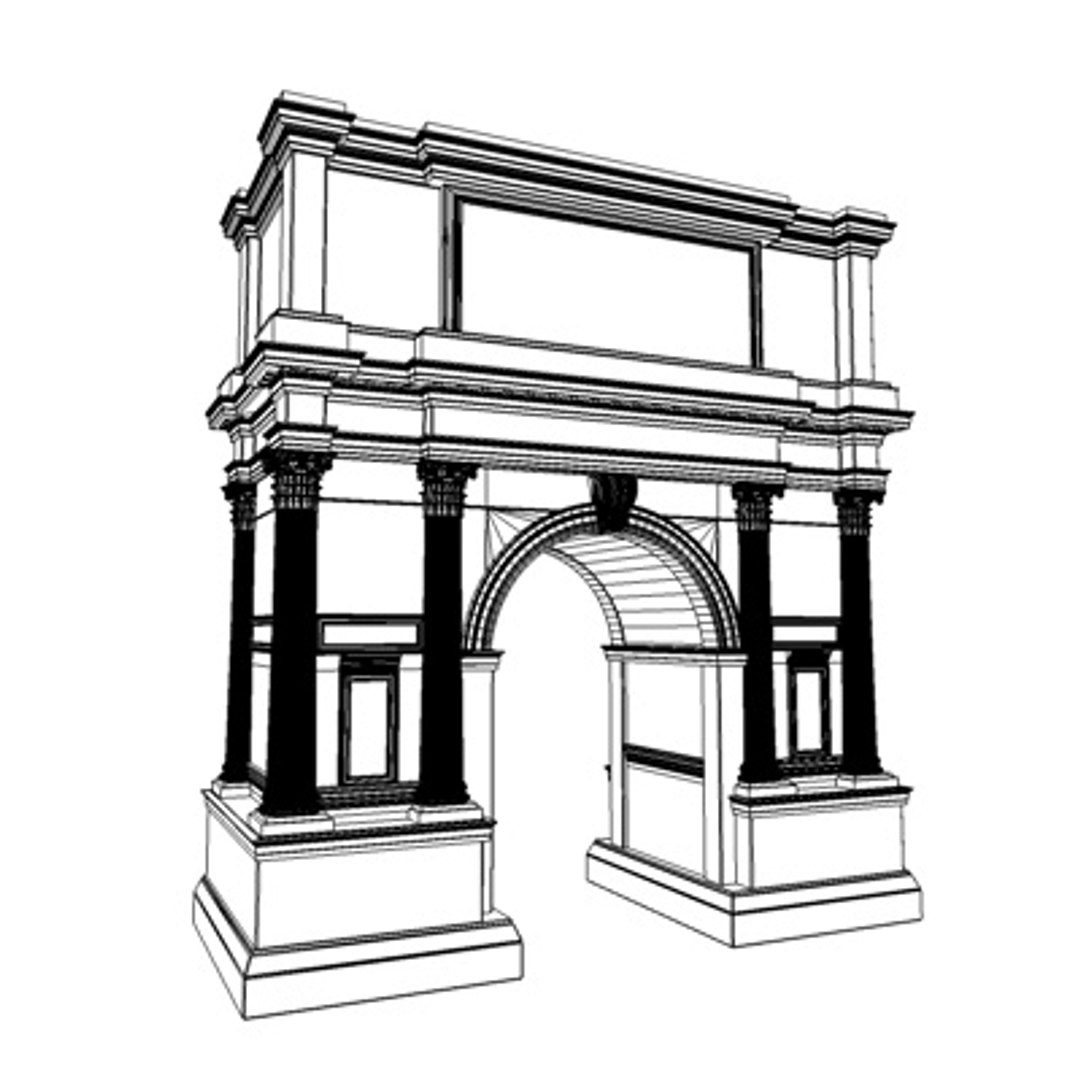 Roman Arch C4d