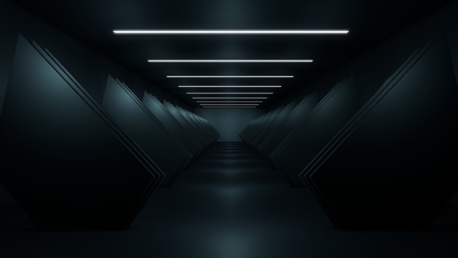 3D Model Sci Fi Hallway - TurboSquid 1970191