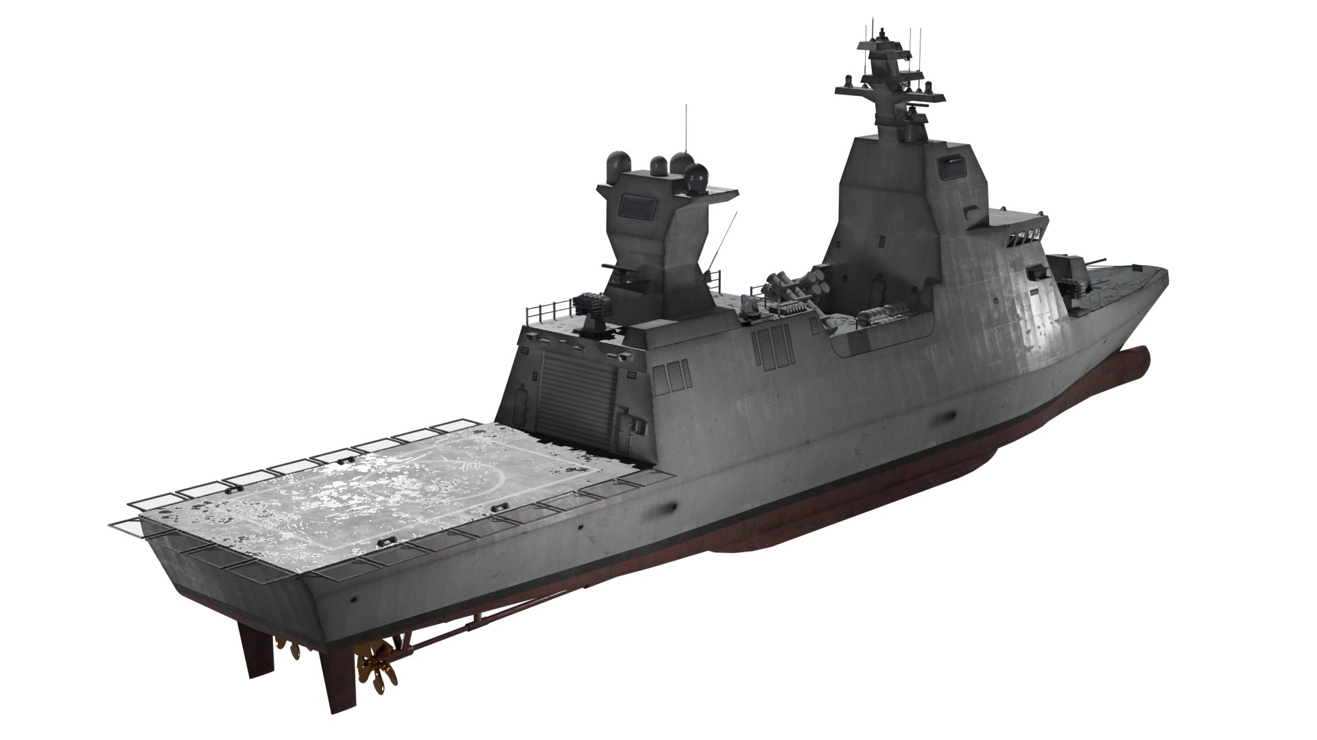 Israeli Navy Sa'ar 6 Corvette 3D Model - TurboSquid 2231726