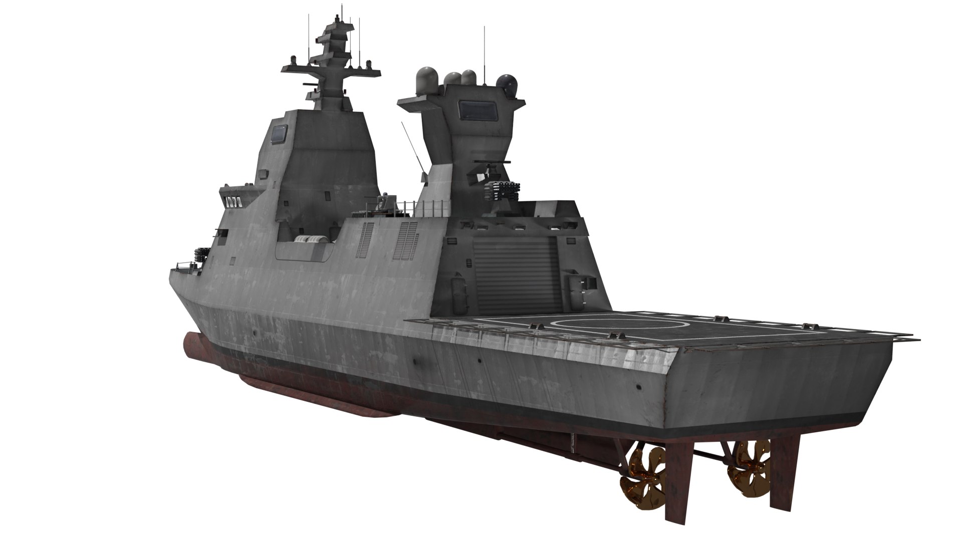 Israeli Navy Sa'ar 6 Corvette 3D Model - TurboSquid 2231726