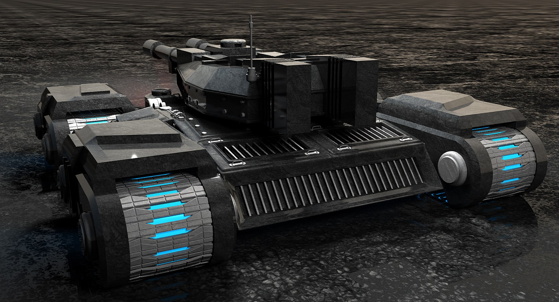 Concepts Combat Tank 3D Model - TurboSquid 1280798