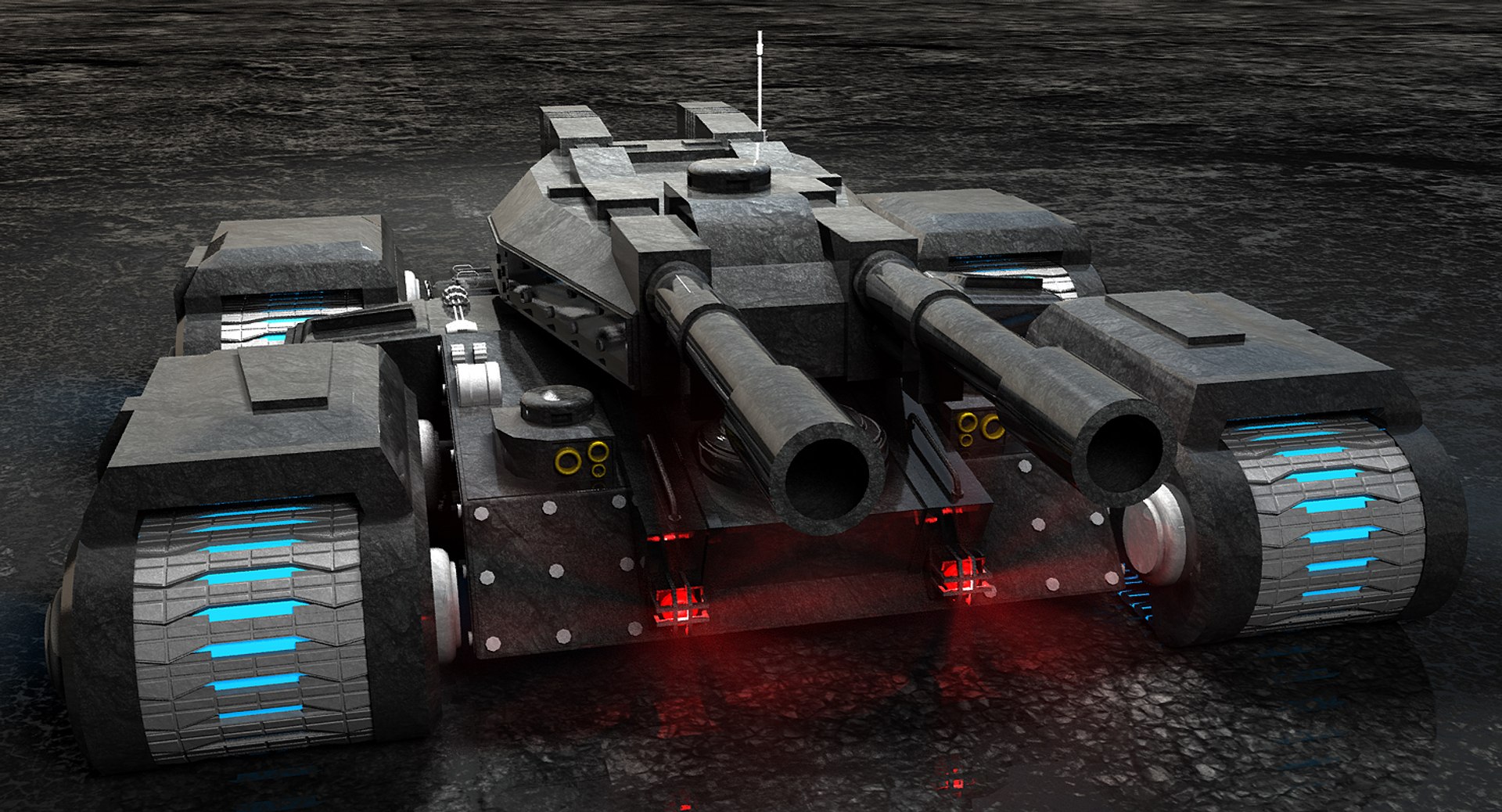 Concepts Combat Tank 3D Model - TurboSquid 1280798