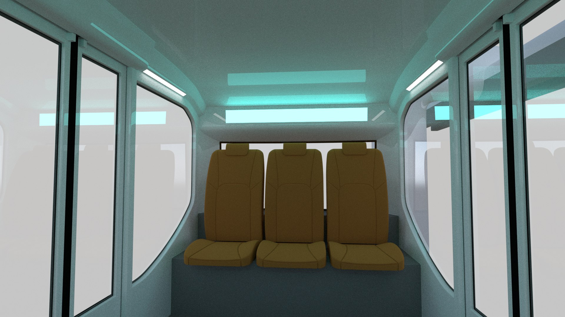 Elevated Train And Tesla Robovan 3D Model - TurboSquid 2326551