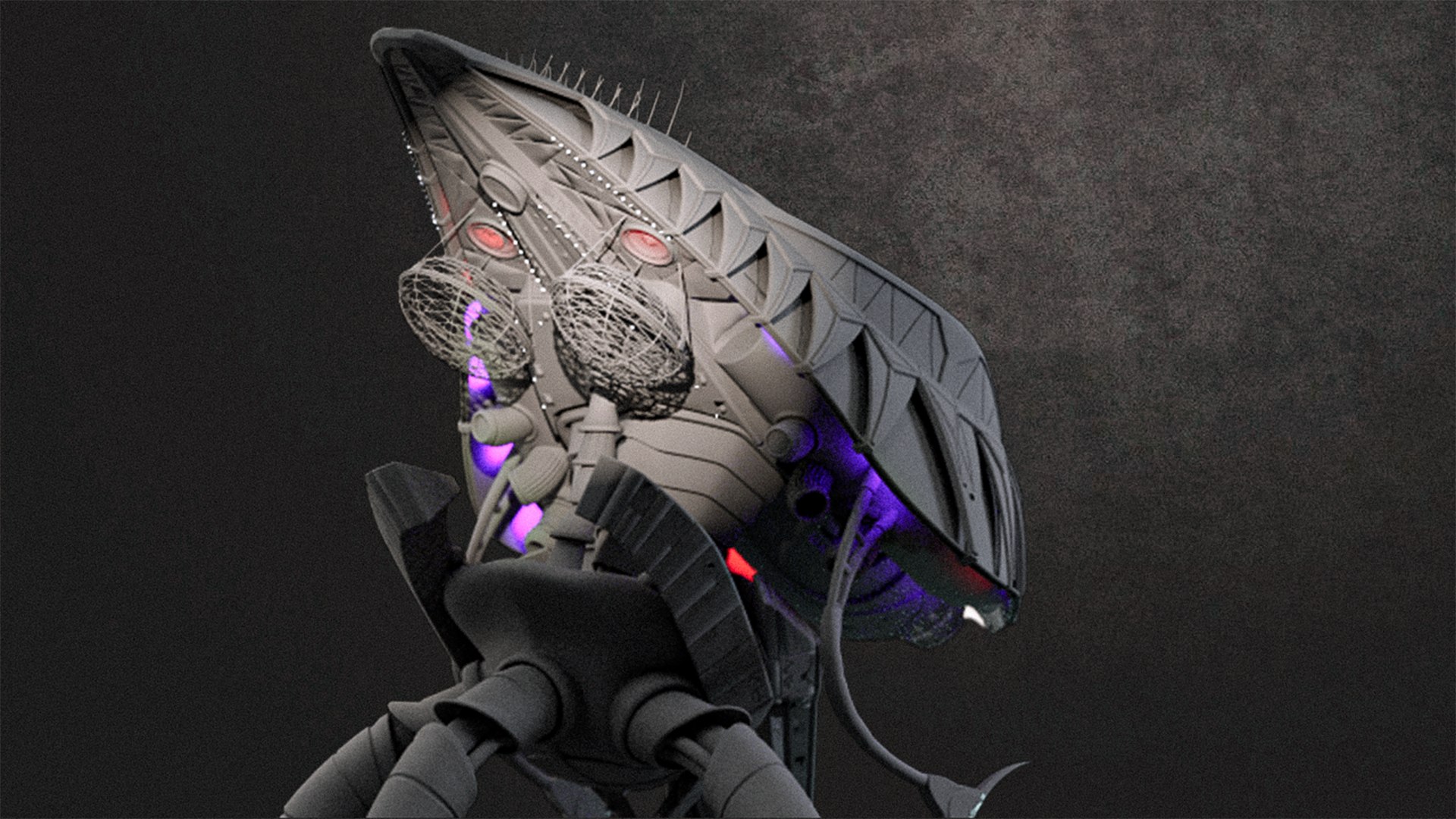 3D Alien Tripod Machine War Of The World - TurboSquid 2361023