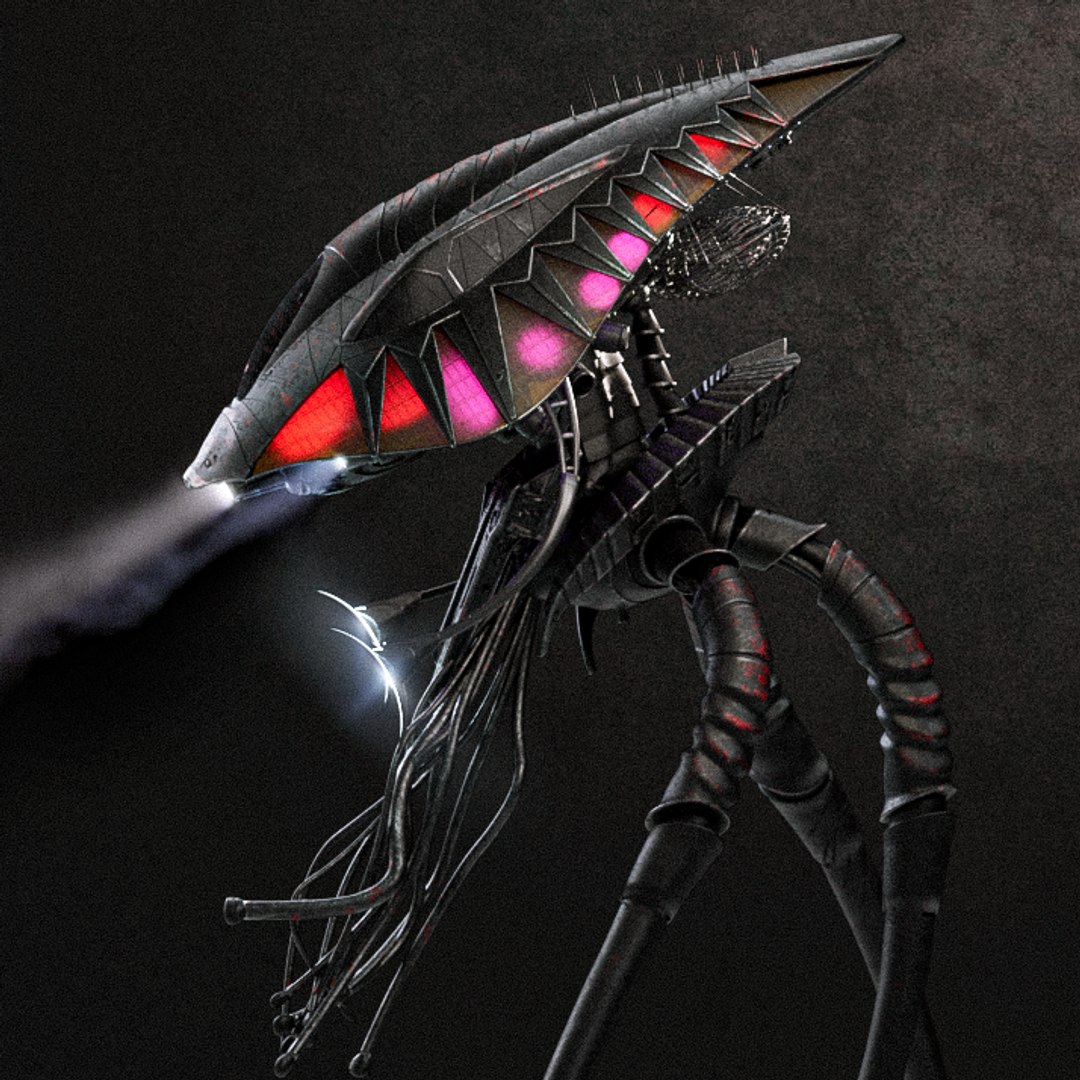 3D Alien Tripod Machine War Of The World - TurboSquid 2361023