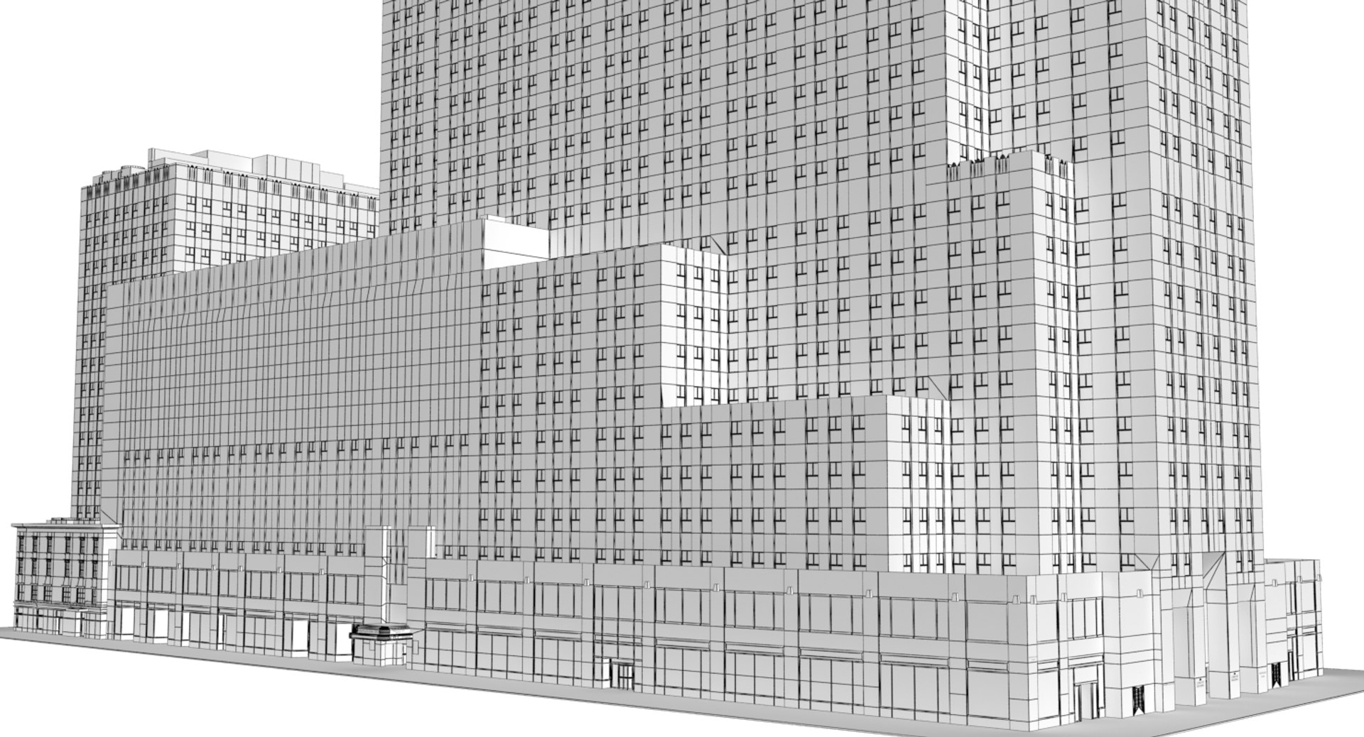 Center comcast building model - TurboSquid 1313662