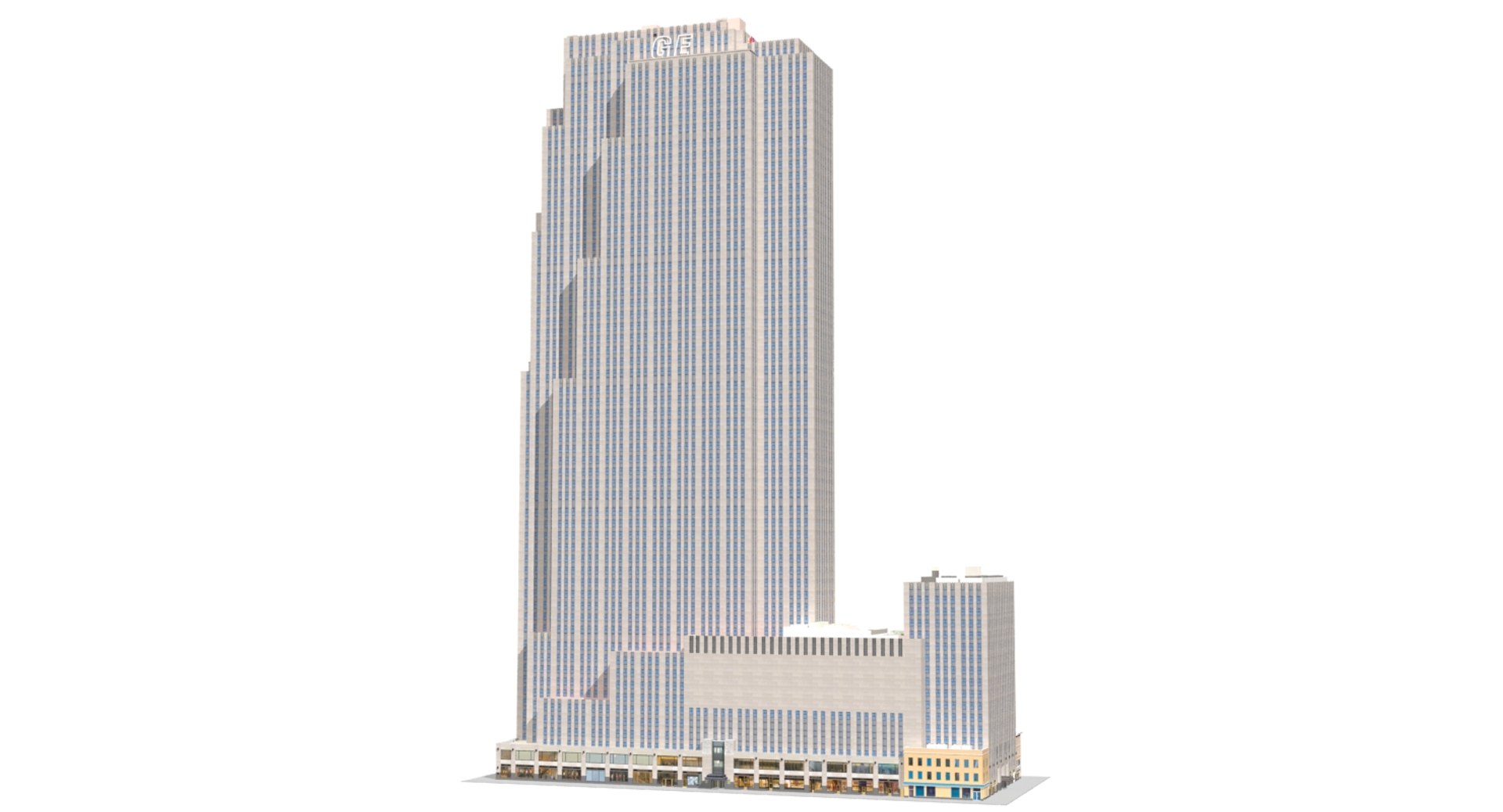 Center Comcast Building Model - TurboSquid 1313662