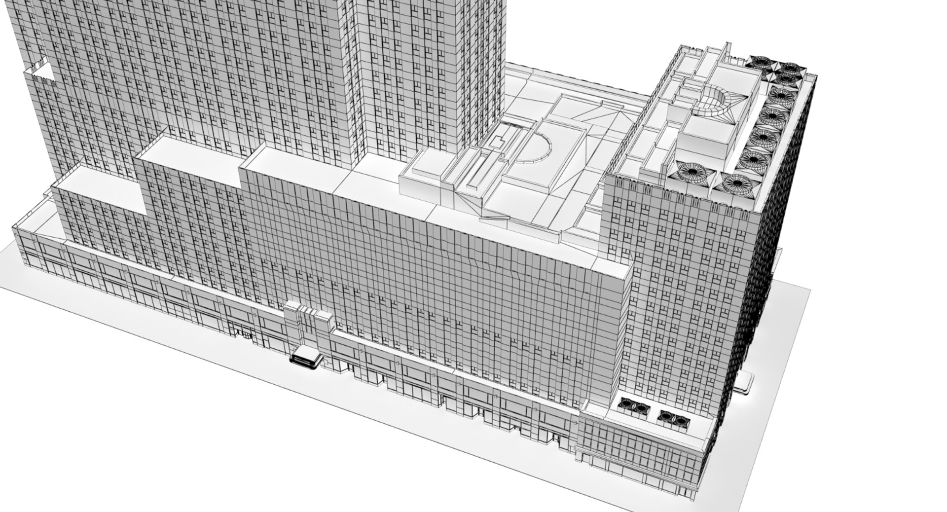 Center Comcast Building Model - TurboSquid 1313662